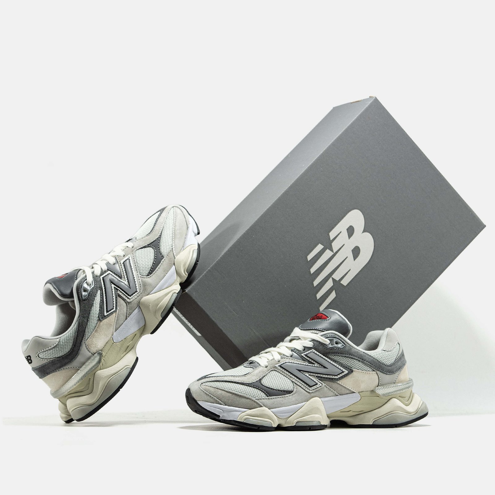 Купить кроссовки New Balance 9060 Rain Cloud Grey. 36-45 размеры.